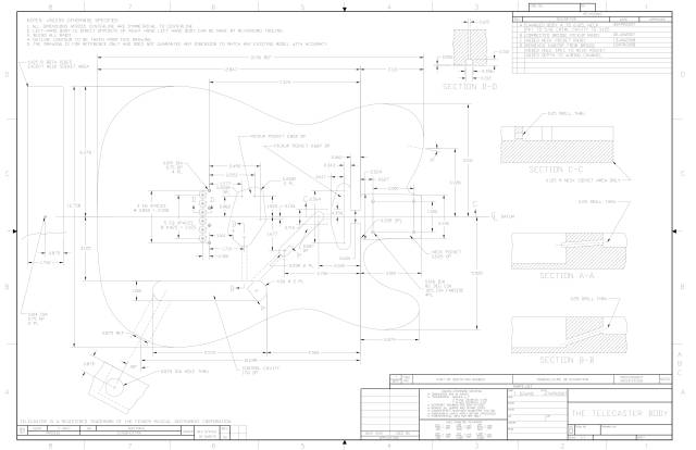Telecaster Guitar Build Part 1: CAD – Andrew Stack